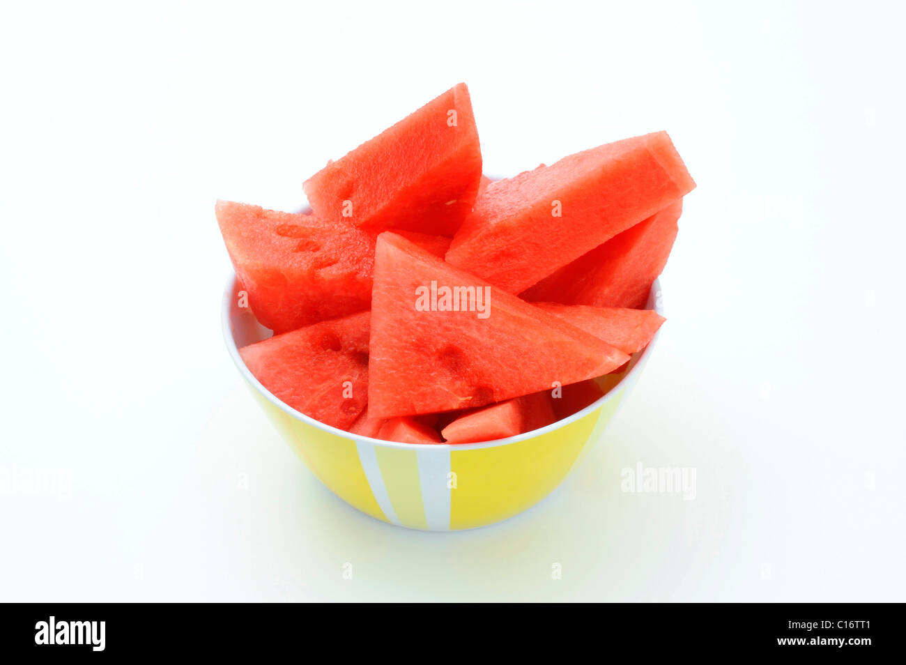 Watermelon cut in slices Stock Photo - Alamy