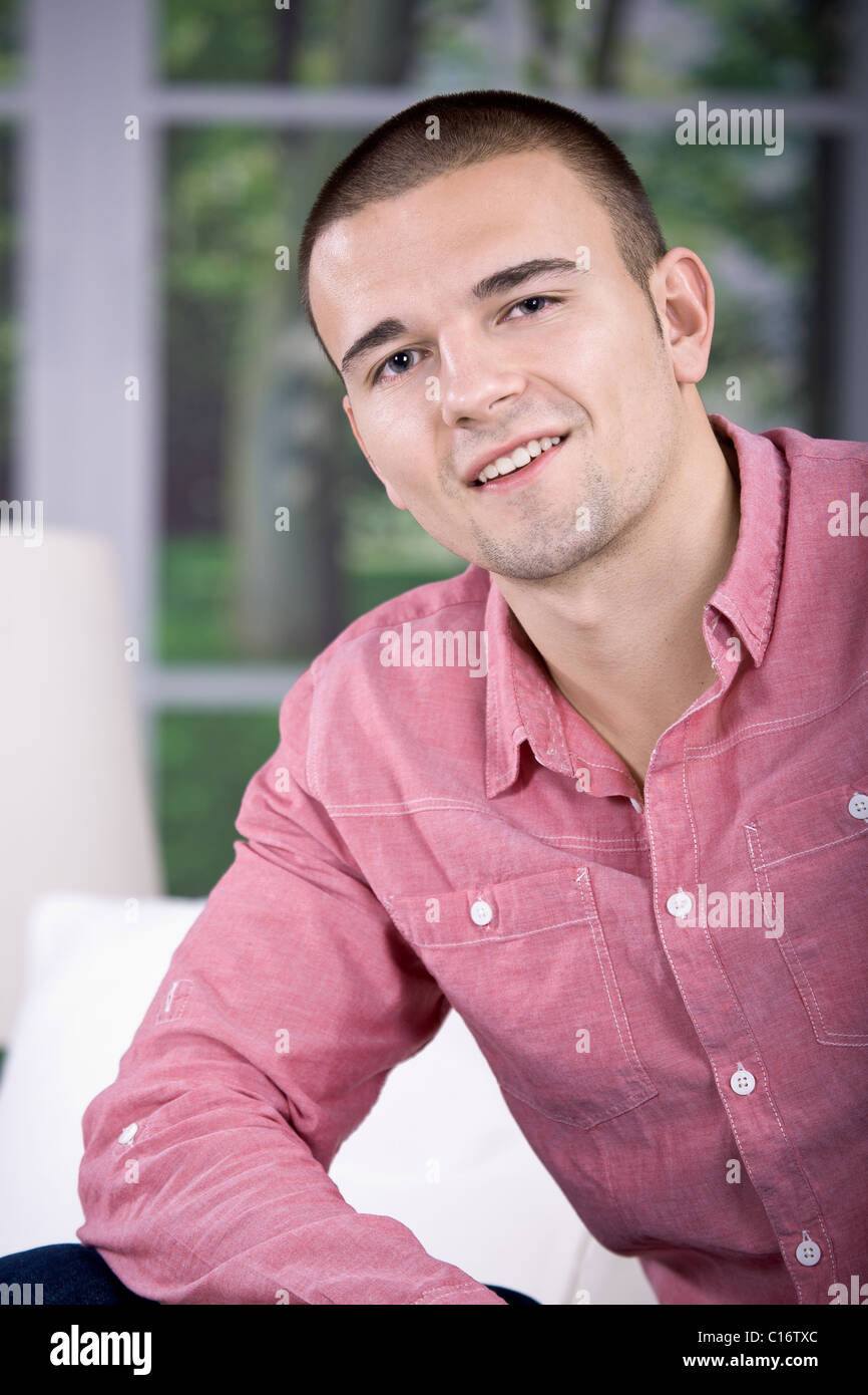 portrait of a young man Stock Photo - Alamy
