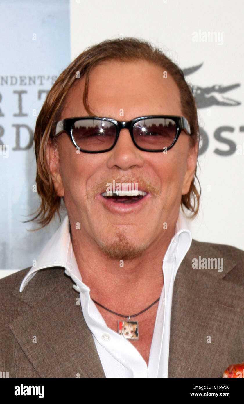 Mickey Rourke 2009 Film Independent's Spirit Awards at the Santa Monica ...