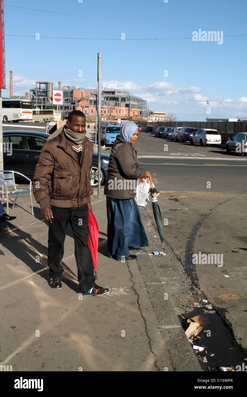 African immigrants italy hi-res stock photography and images - Alamy