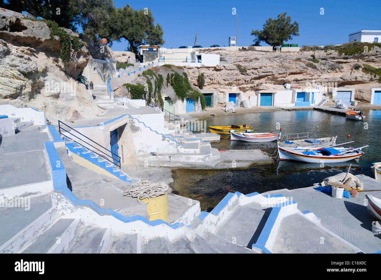 Cyclades port hi-res stock photography and images - Alamy
