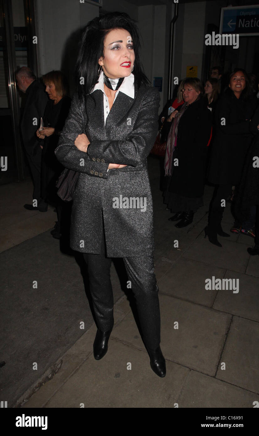 Susan Ballion AKA Siouxsie Sioux London Fashion Week Autumn/Winter 2009 ...