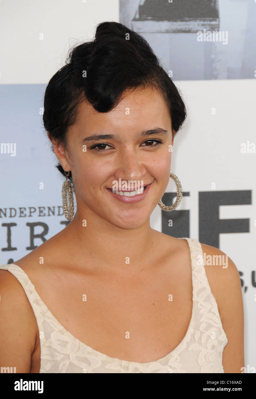 Keisha Castle Hughes 2009 Film Independents Spirit Awards At The Santa