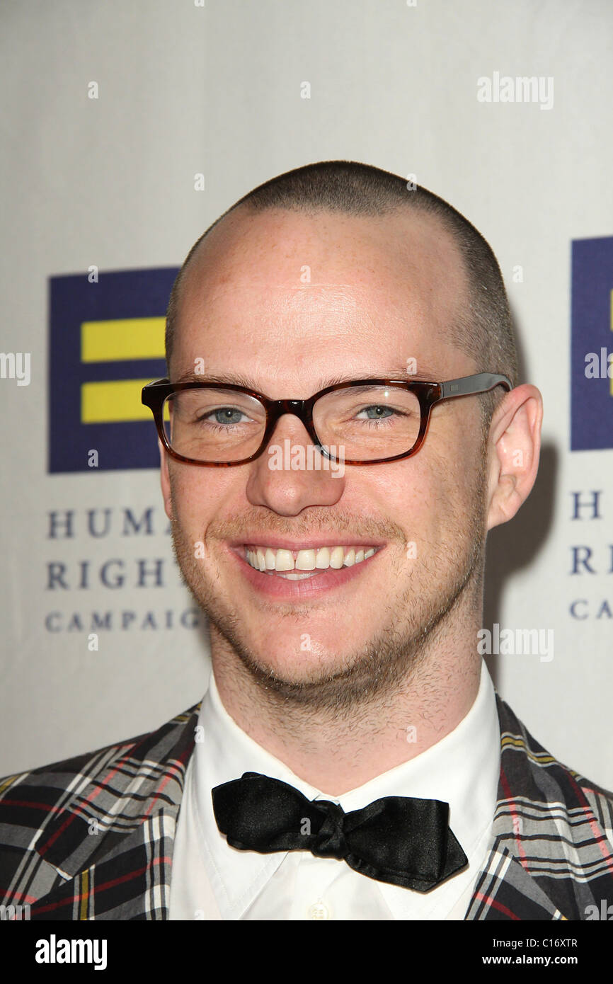 Peter Paige Human Rights Campaign's annual gala and hero awards held at ...