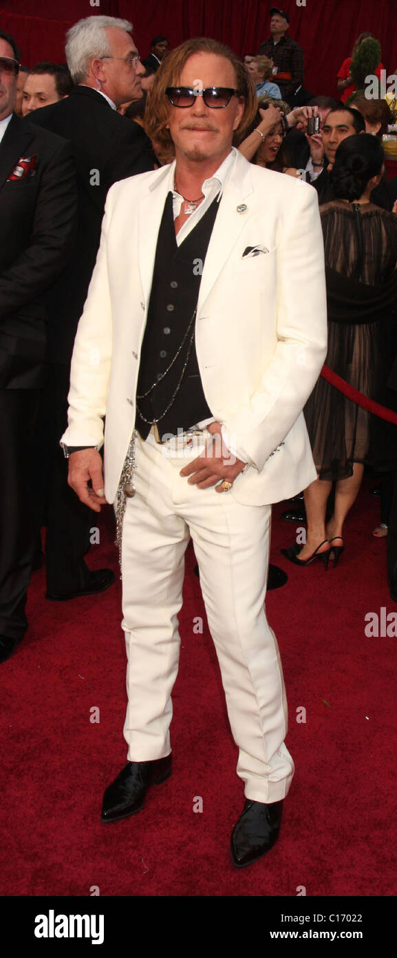 Mickey Rourke The 81st Annual Academy Awards (Oscars) - Arrivals at the ...
