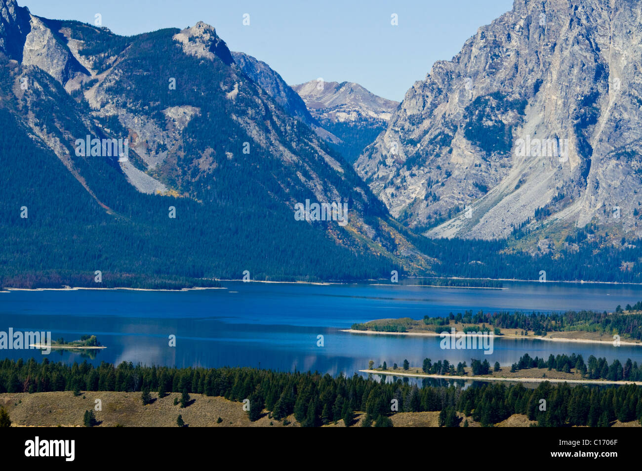 Signal Mountain Road Summit,East Tetons,Mount Moran,Jenny Lake,Jackson ...