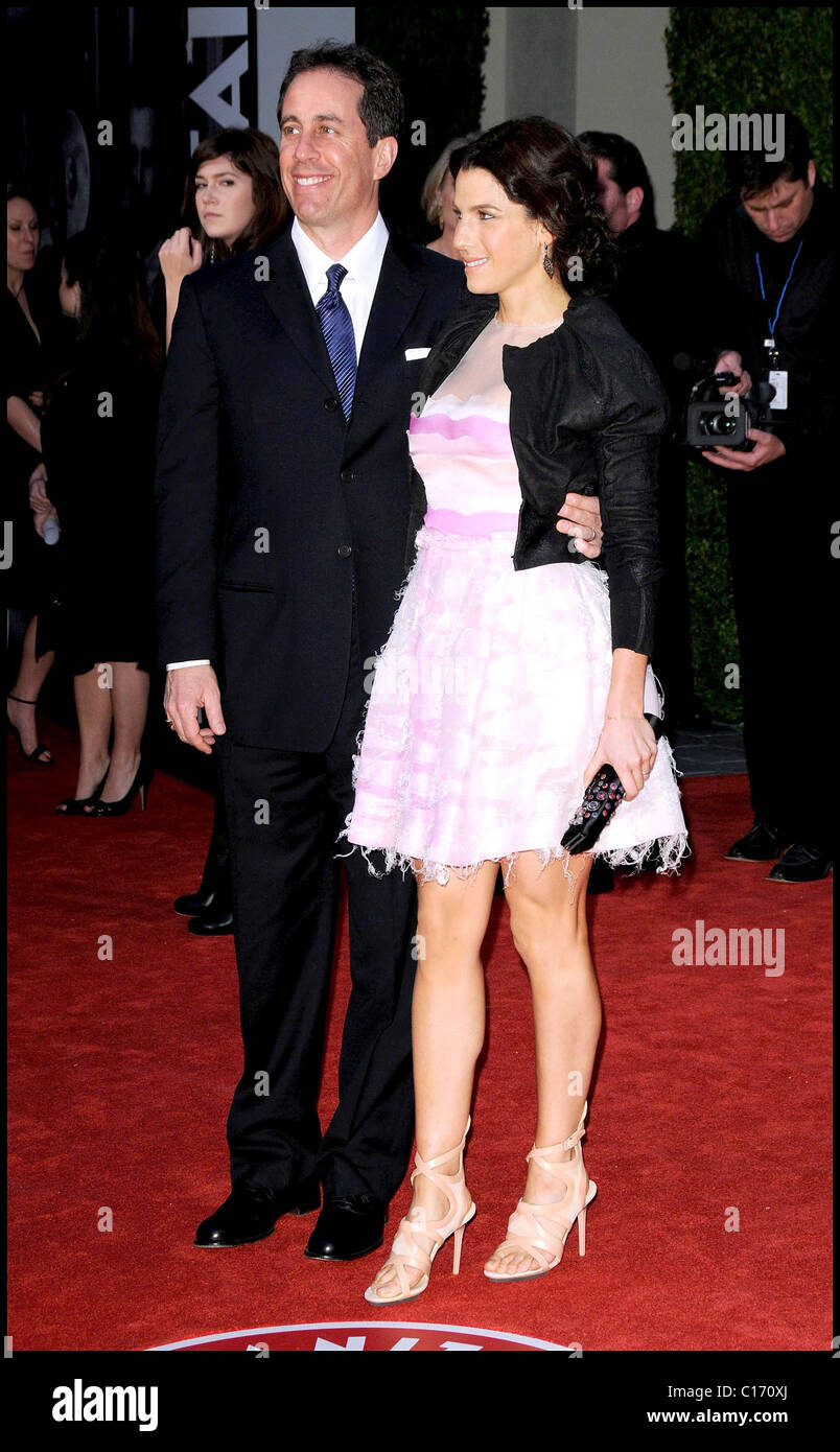 Jerry Seinfeld and Jessica Seinfeld The 81st Annual Academy Awards ...