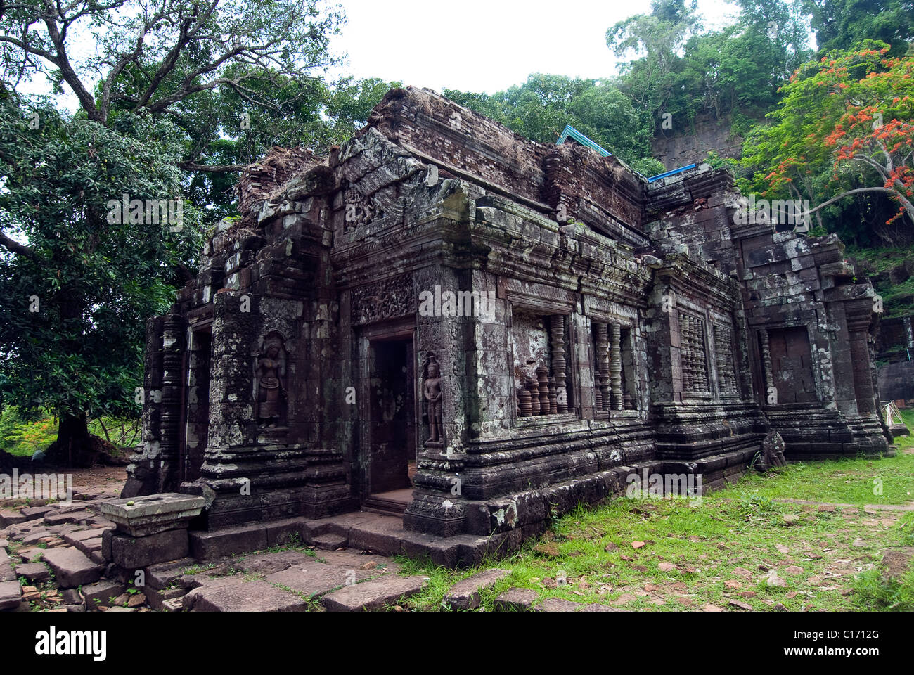 Wat Phou (Phu) . Champassak. Laos Stock Photo - Alamy