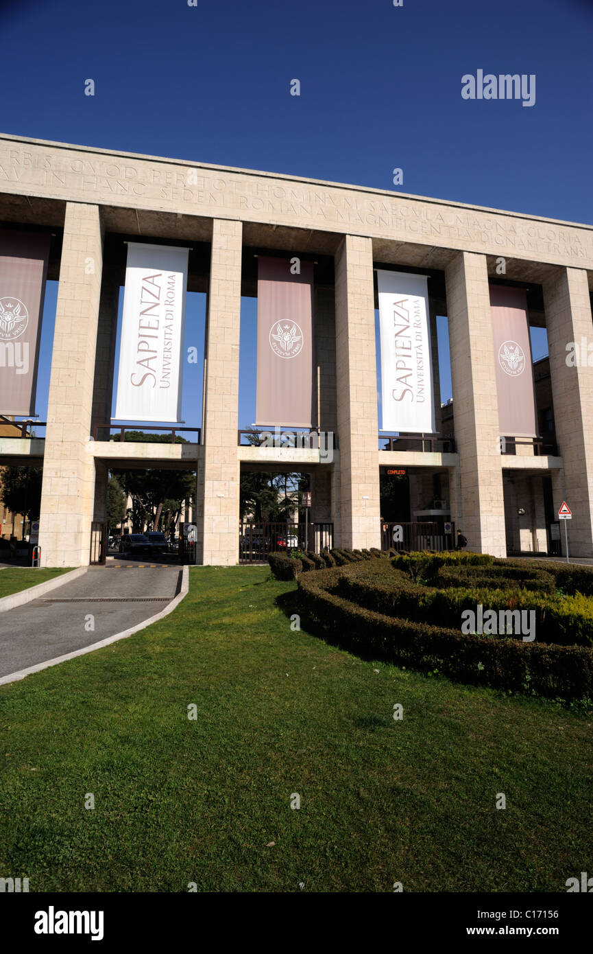 Italy, Rome, La Sapienza University Stock Photo - Alamy