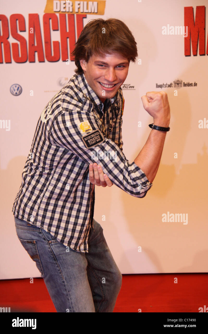 Raul Richter Premiere of "Männersache" at Cinemaxx movie theatre at ...