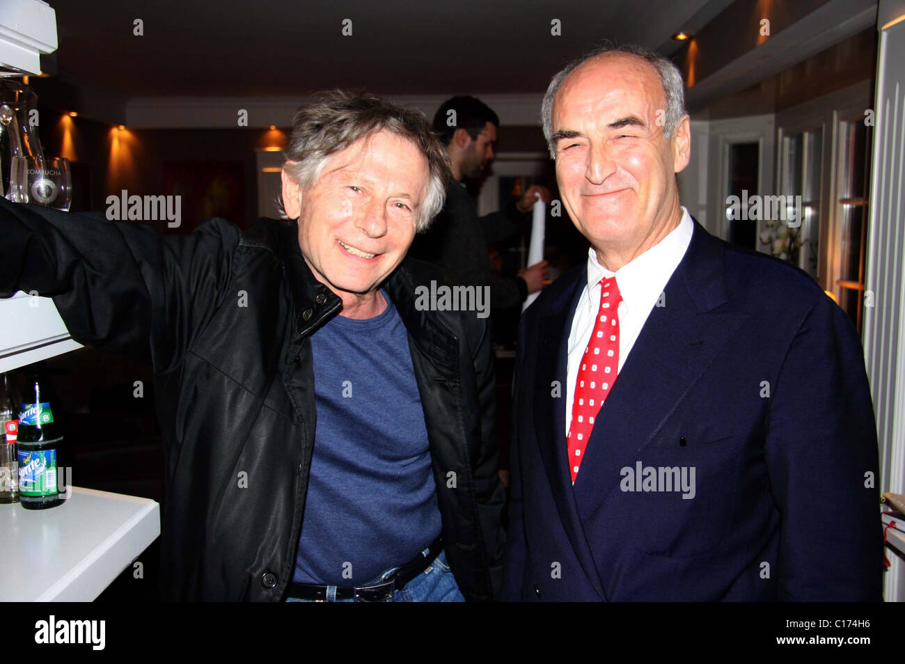 Roman Polanski on the set of the film adaptation of Robert Harris' book ...