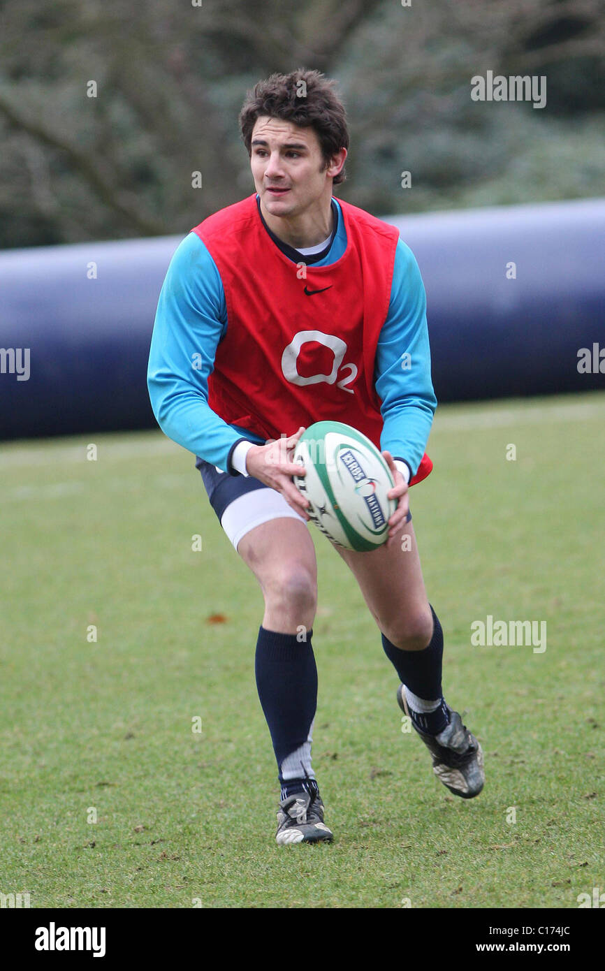 Harry Ellis The England rugby team training at the Pennyhill Park Hotel ...