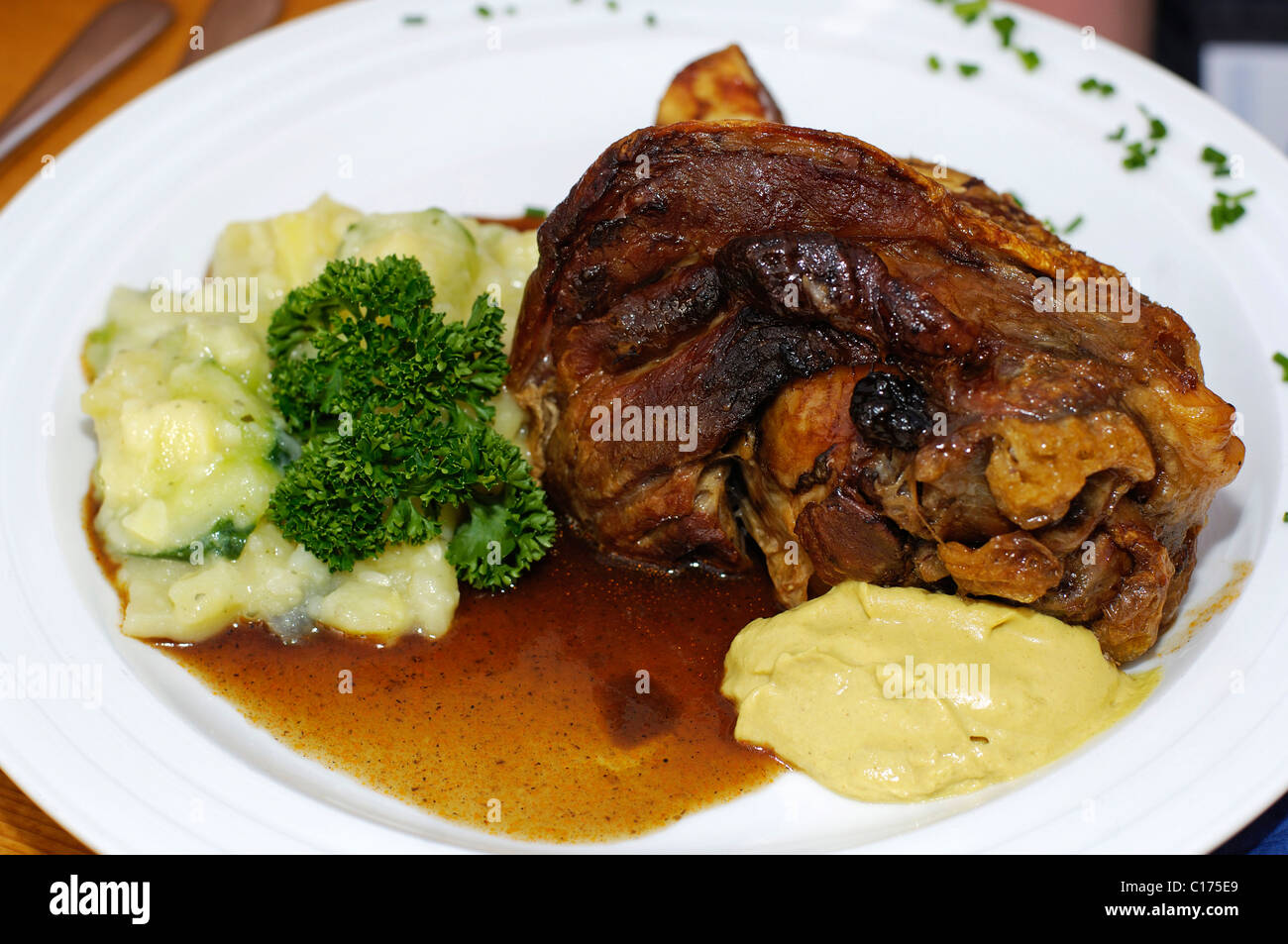 Knuckle of pork, Allgaeu, Bavaria, Germany, Europe Stock Photo - Alamy