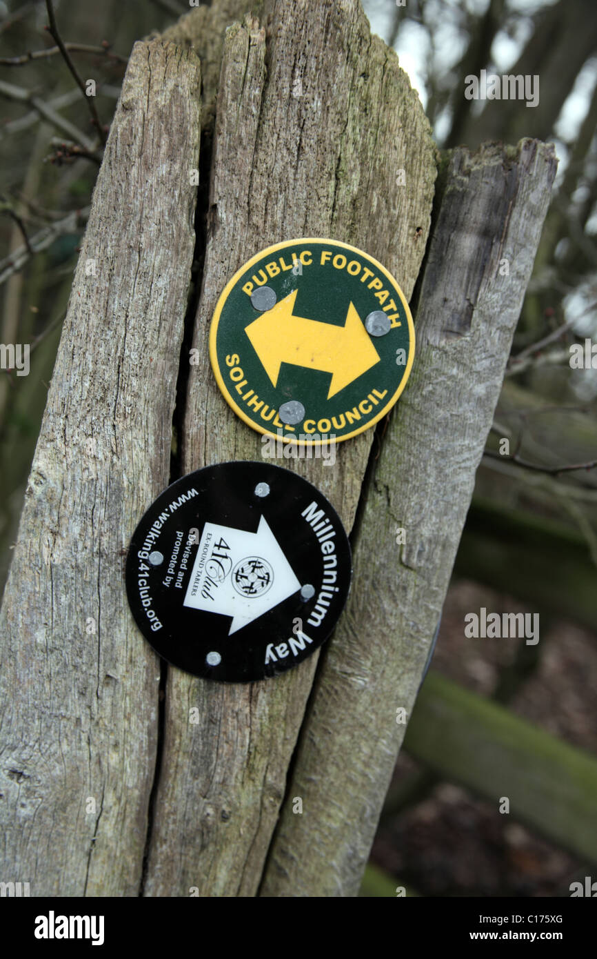 Solihull public footpath hi-res stock photography and images - Alamy