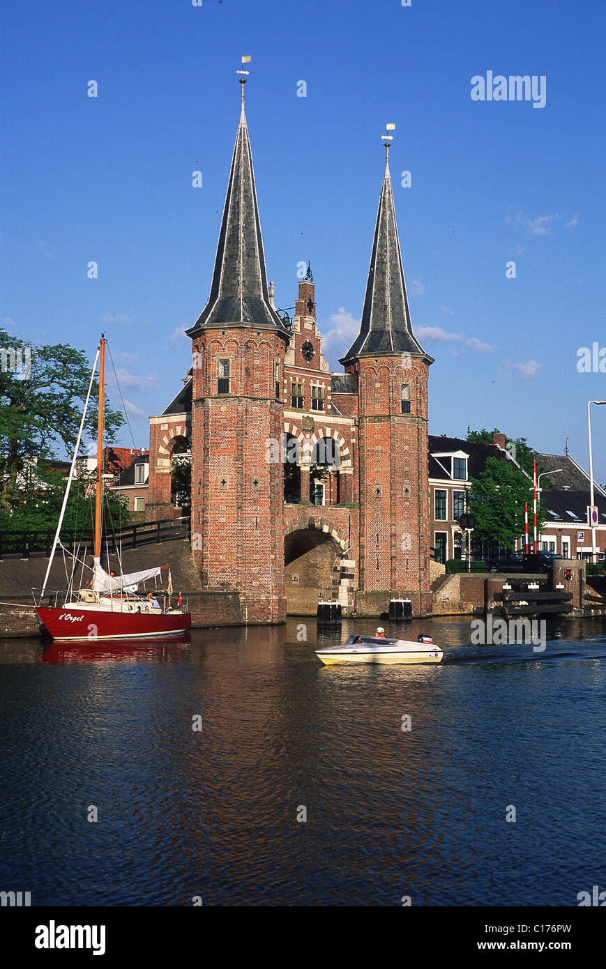 Netherlands, Friesland Province, Sneek, Water Gate Stock Photo - Alamy
