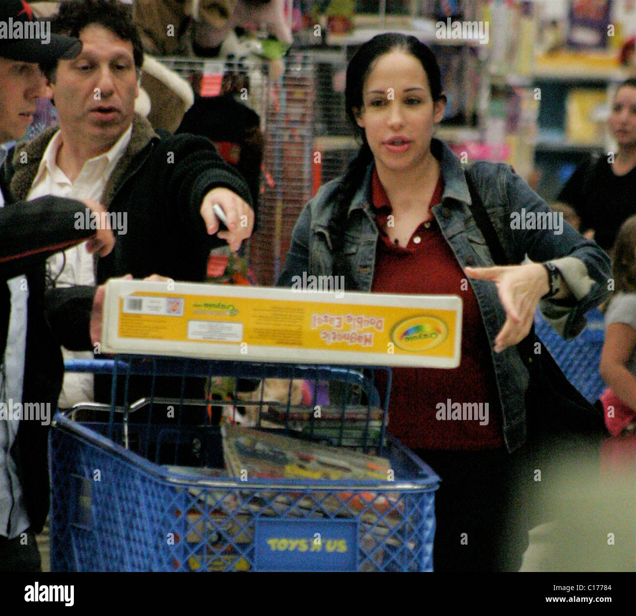 Nadya Suleman Aka Octomom Goes On A Toy Shopping Spree At Toys R Us After Leaving The Hospital
