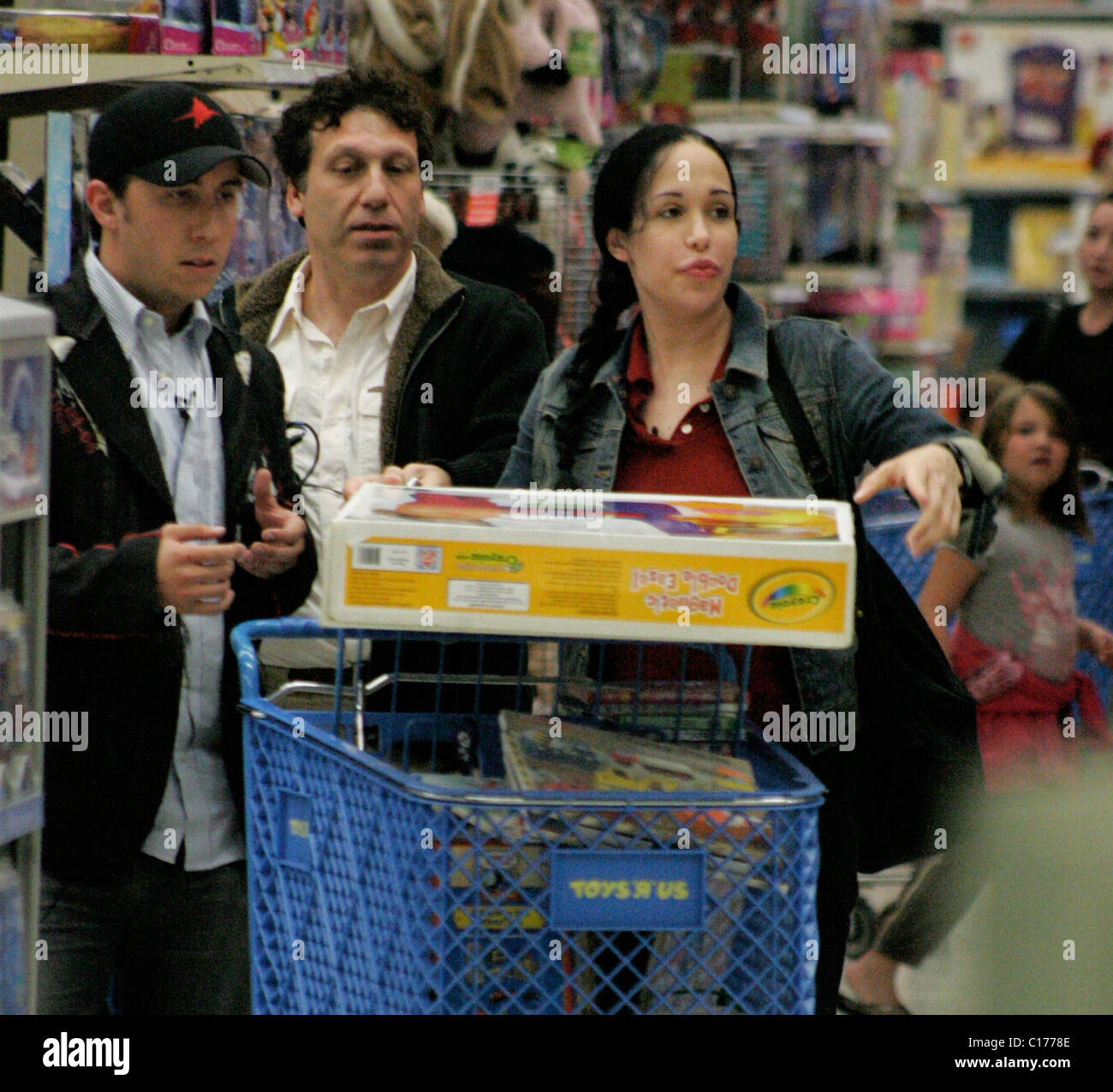 Nadya Suleman Aka Octomom Goes On A Toy Shopping Spree At Toys R Us After Leaving The Hospital