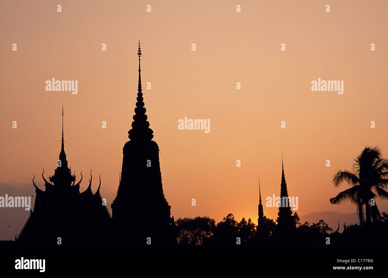 Cambodia, Phnom penh, royal palace district Stock Photo - Alamy