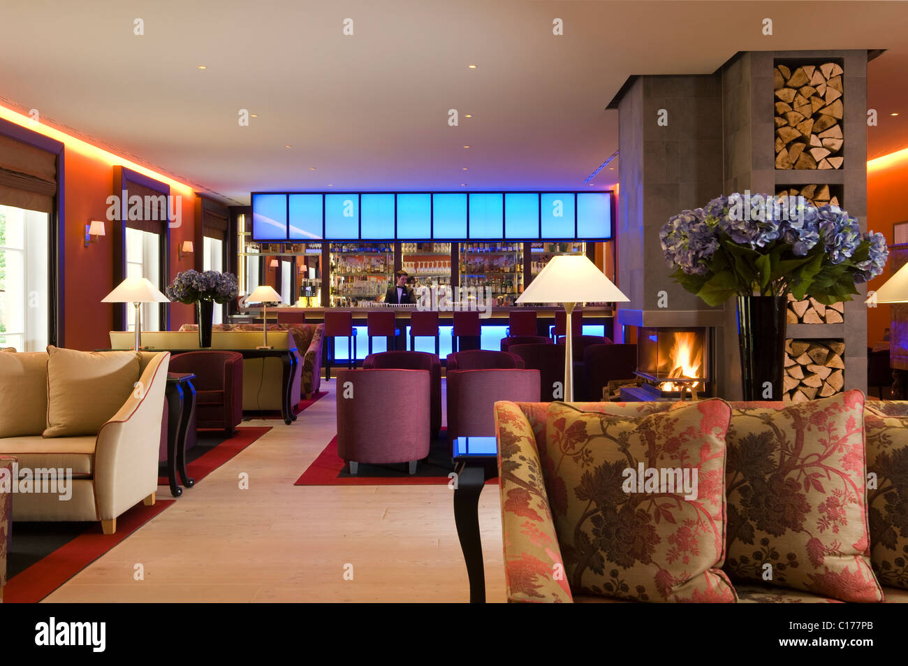 German health spa and resort in Westfalia Stock Photo - Alamy