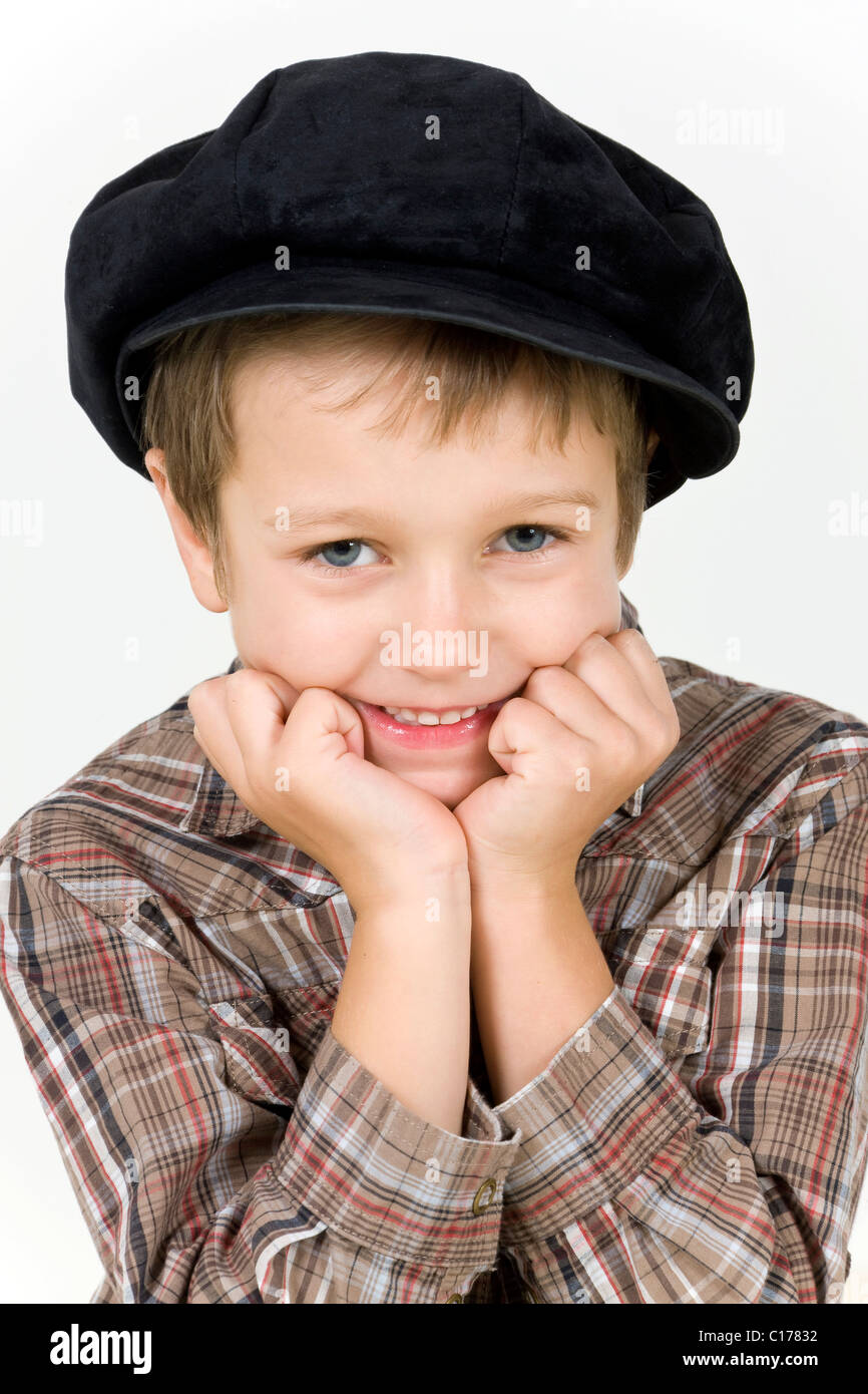 Young kid wearing cap hi-res stock photography and images - Alamy