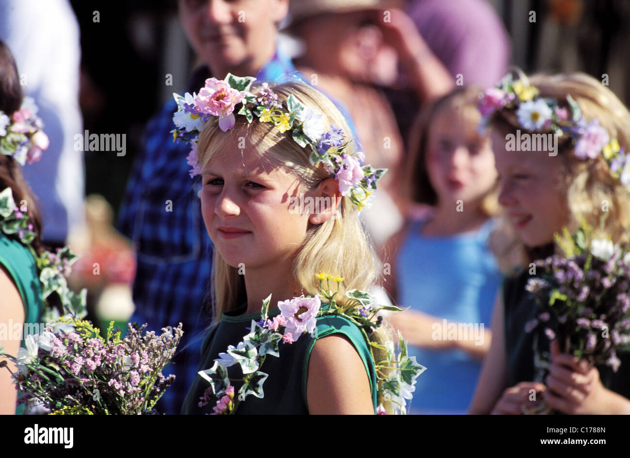United Kingdom, Wales, Eisteddfod, Druid festival in Llanelli Stock ...