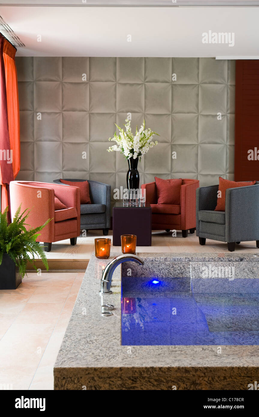 German health spa and resort in Westfalia Stock Photo - Alamy