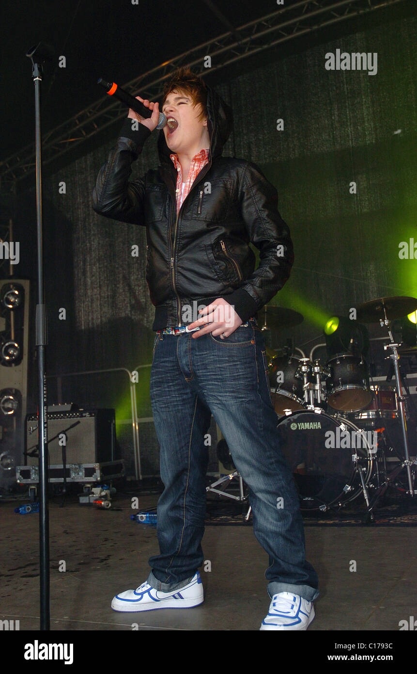 Eoghan Quigg performing at Custom House to celebrate St Patrick's Day ...