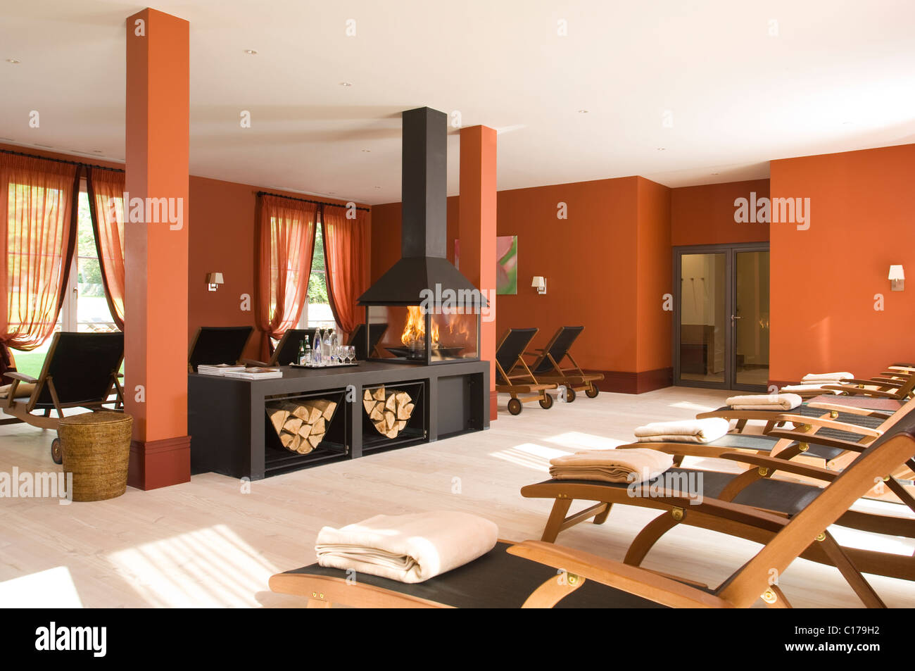 German health spa and resort in Westfalia Stock Photo - Alamy