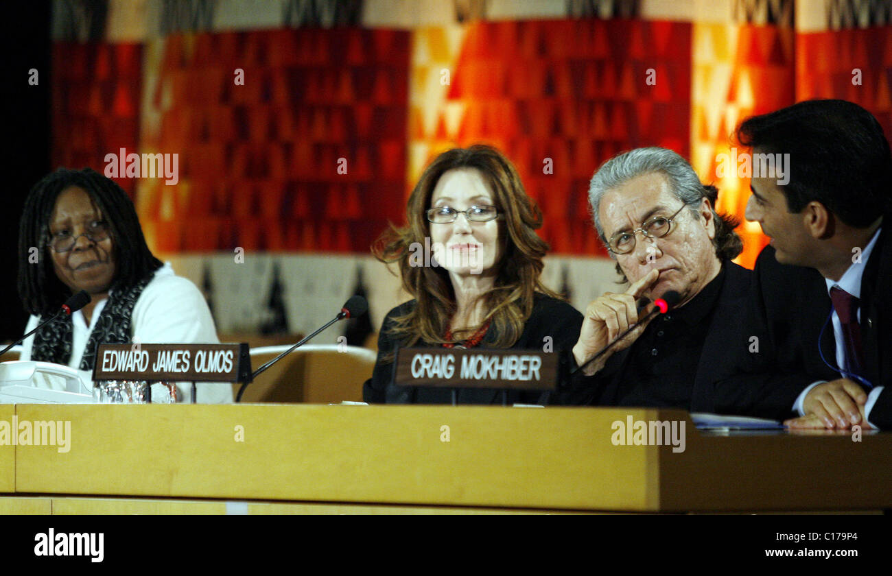 Whoopi Goldberg, Mary McDonnell, James Almos and Craig Mokhiber ...
