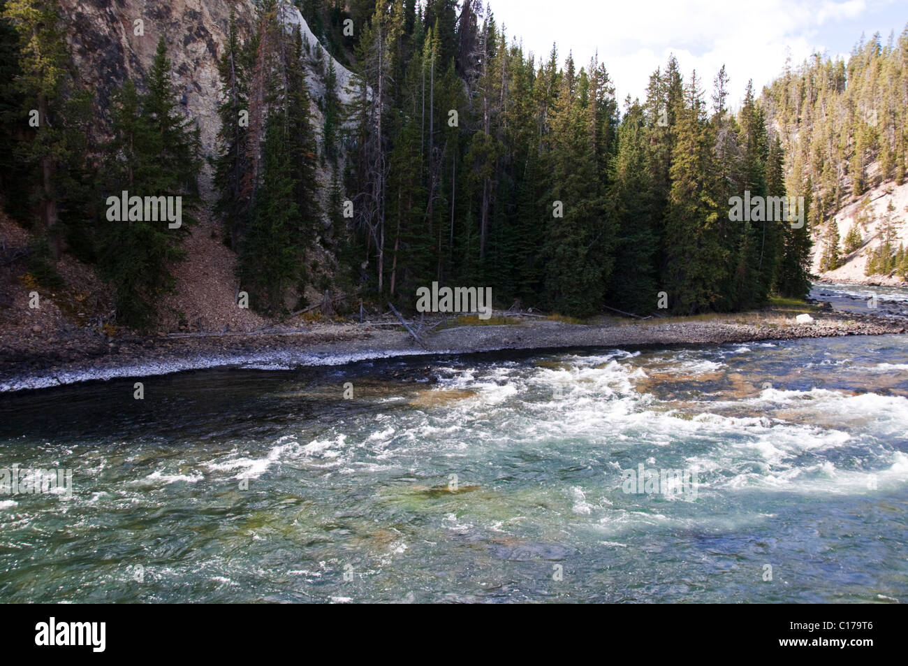 Yellowstone River Canyon,Lower Falls,Artist & Observation Platform,Drop ...