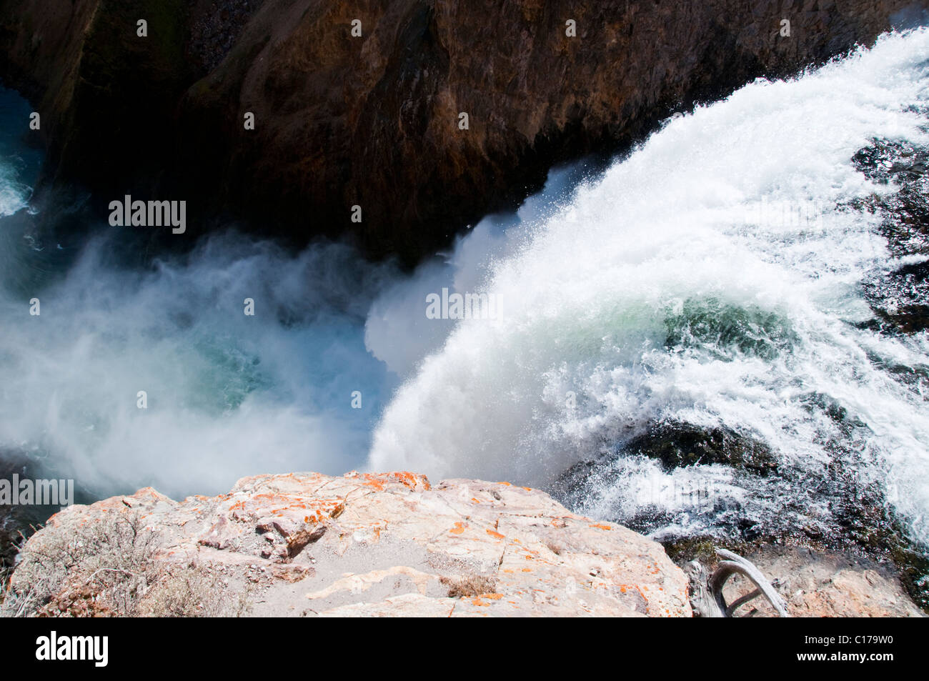 Yellowstone River Canyon,Lower Falls,Artist & Observation Platform,Drop ...