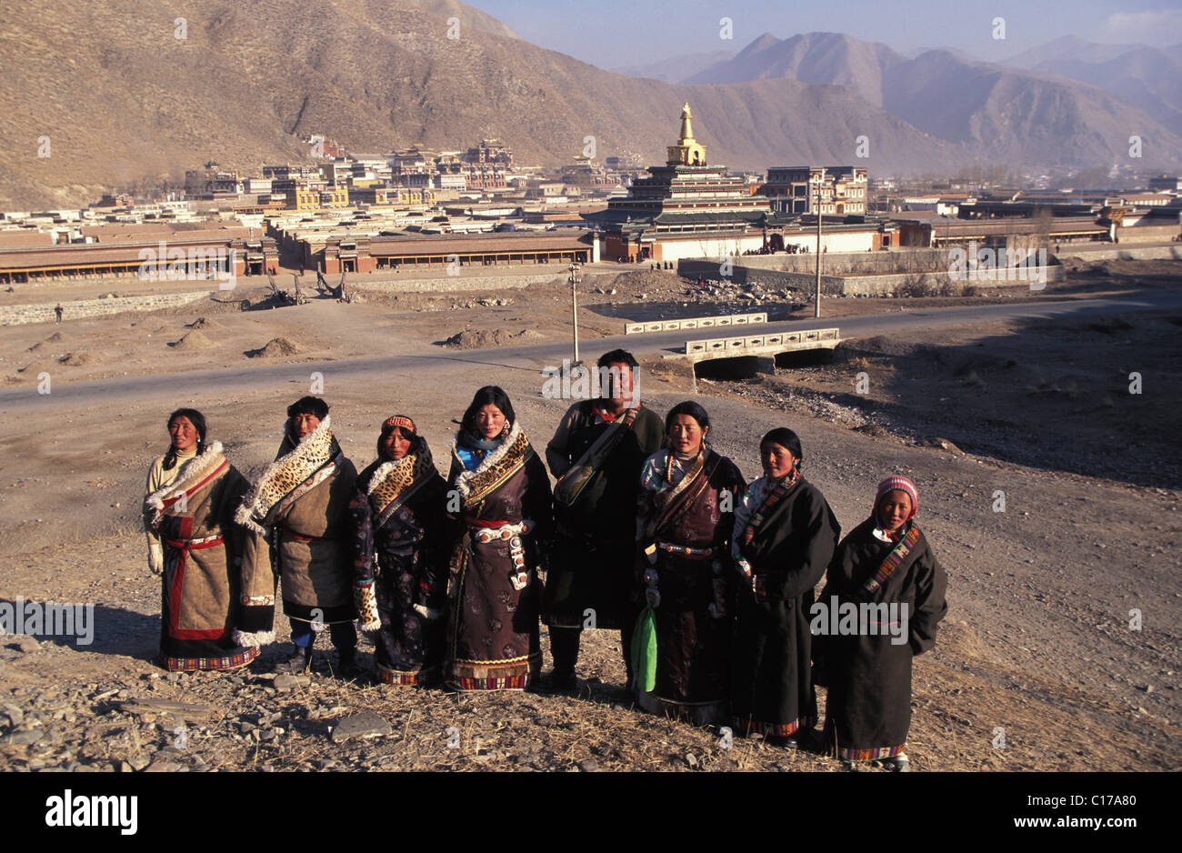 Labrang temples hi-res stock photography and images - Alamy
