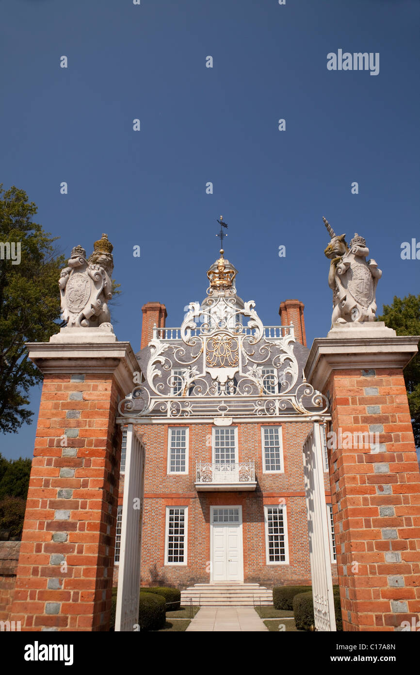 Colonial williamsburg governor palace hi-res stock photography and ...