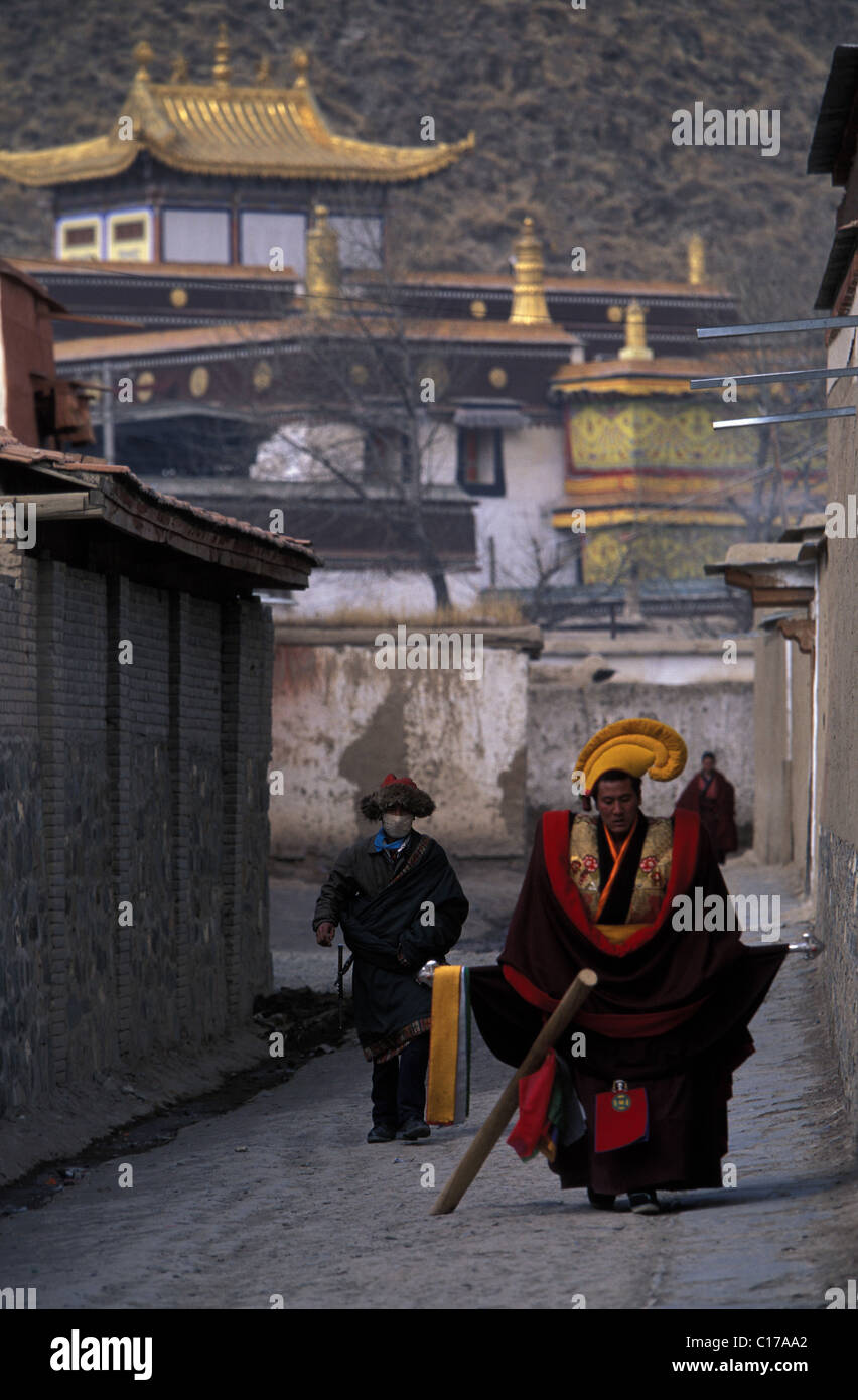 China, Tibet, Labrang, the tibetan festival Stock Photo - Alamy