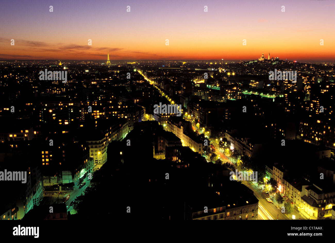 France, Paris, Paris Lights Stock Photo - Alamy