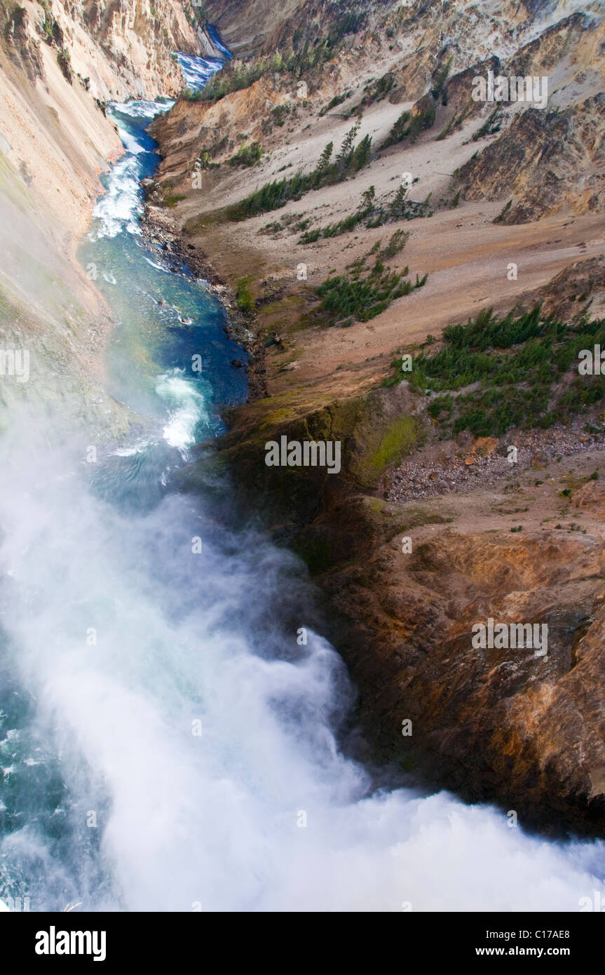 Yellowstone River Canyon,Lower Falls,Artist & Observation Platform,Drop ...