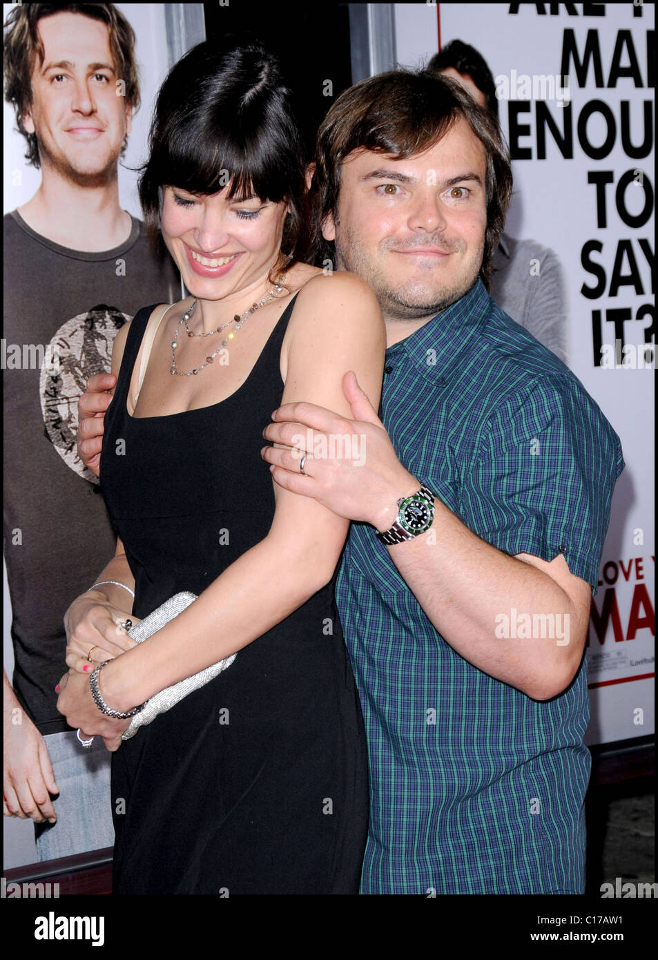 Jack Black and wife Tanya Haden attend the Los Angeles Premiere of 'I ...