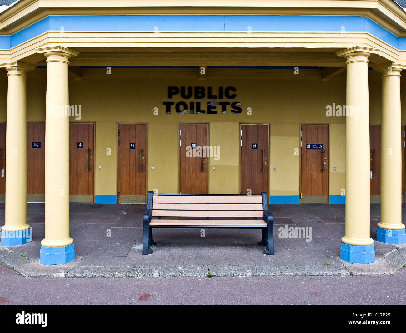 Public toilets on the promenade at Southend on Sea. Photograph by ...