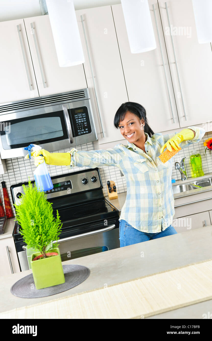 Black housekeeper hi-res stock photography and images - Alamy