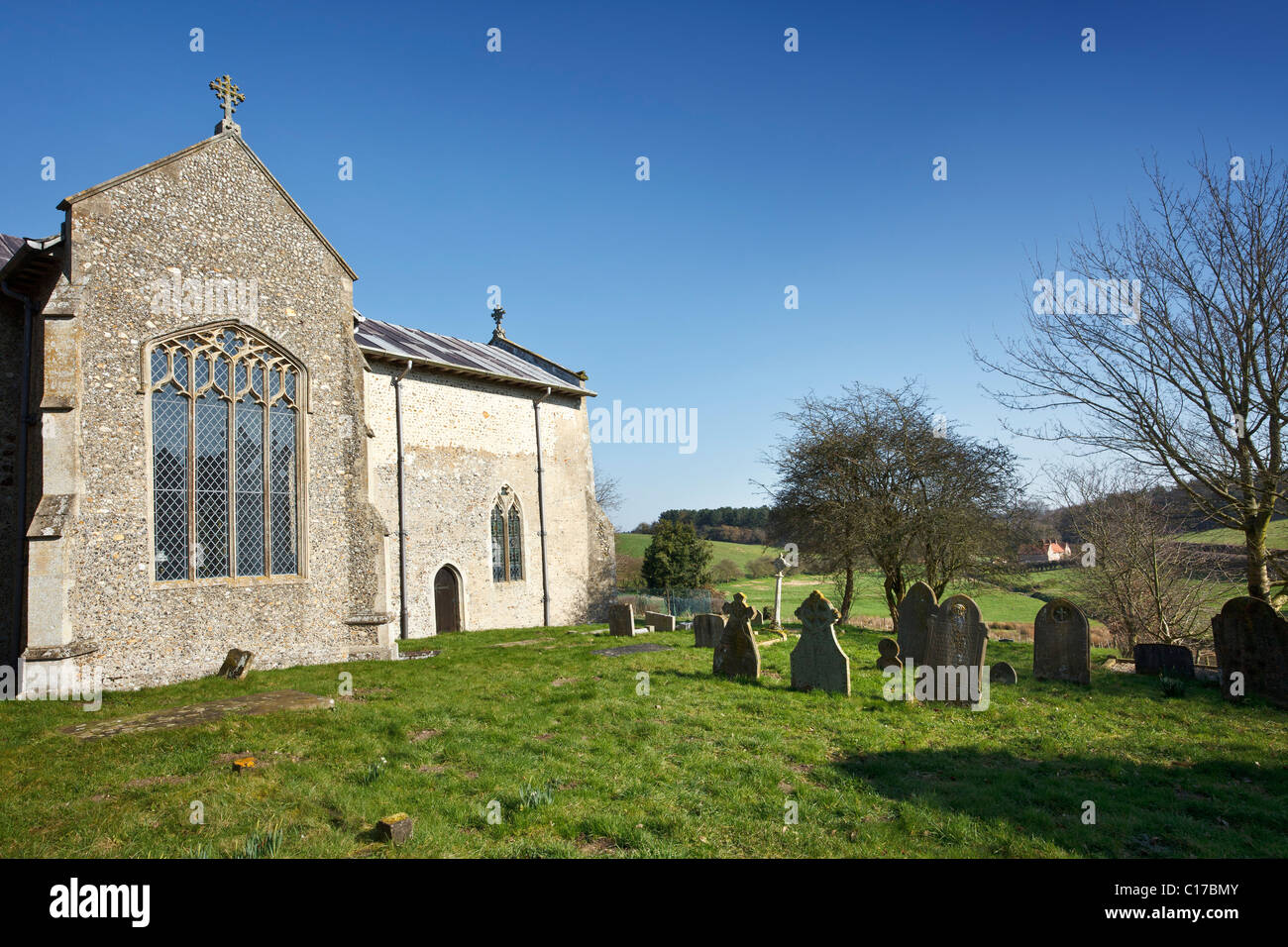The pretty little church way out in the country in the village of Stody ...