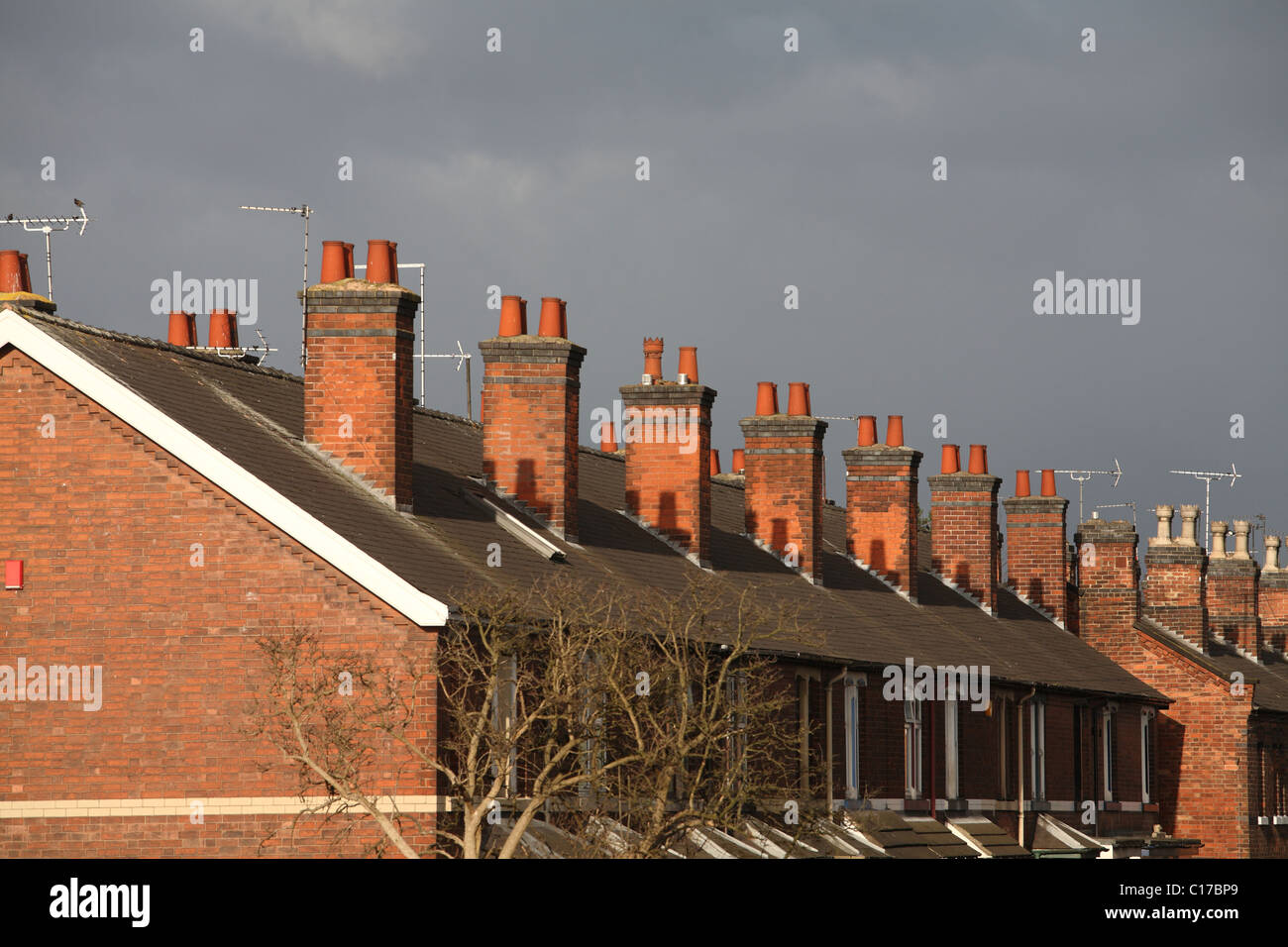Chimney pot terrace hi-res stock photography and images - Alamy