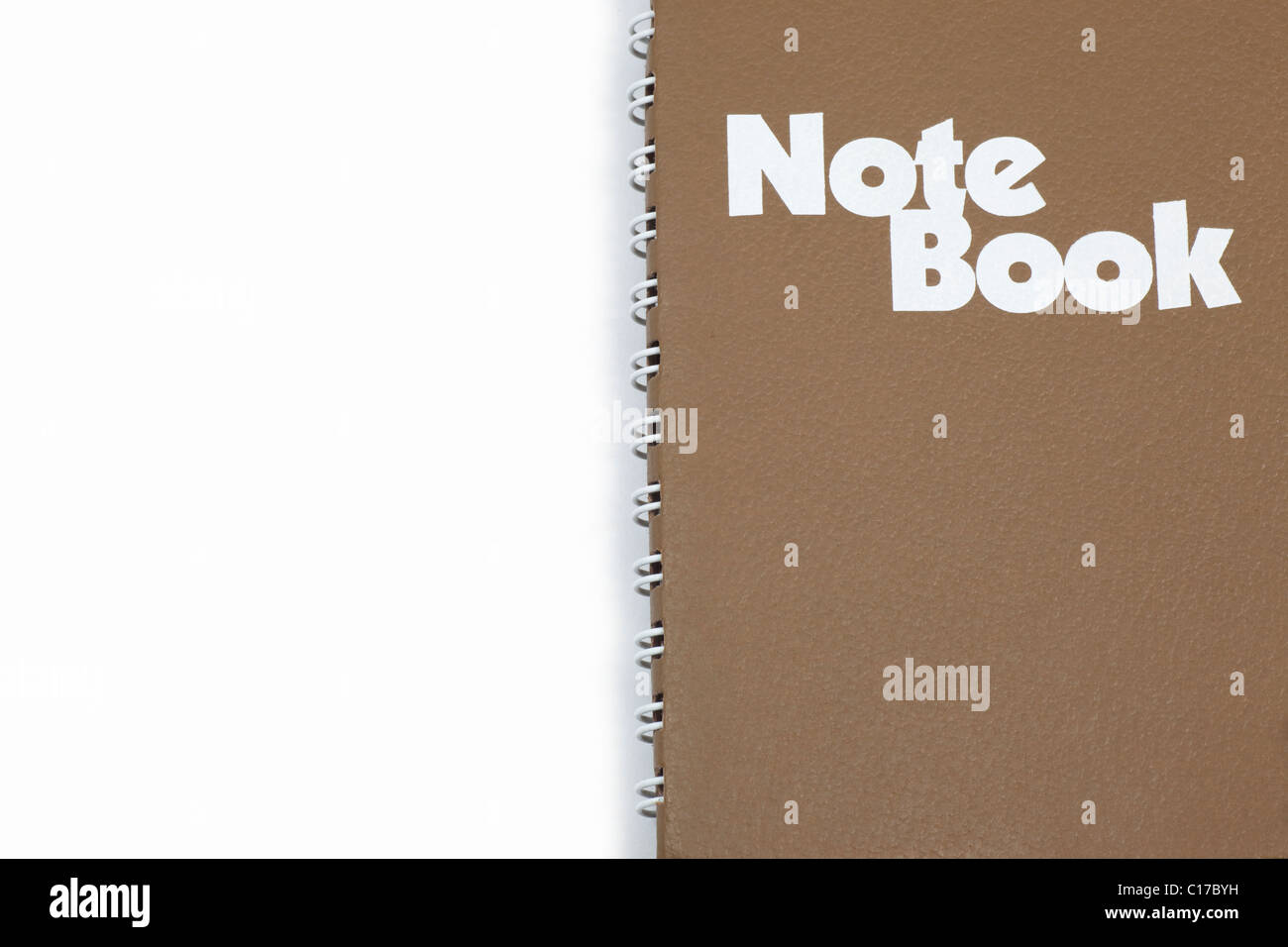 The cover of notebook isolated on white background Stock Photo - Alamy