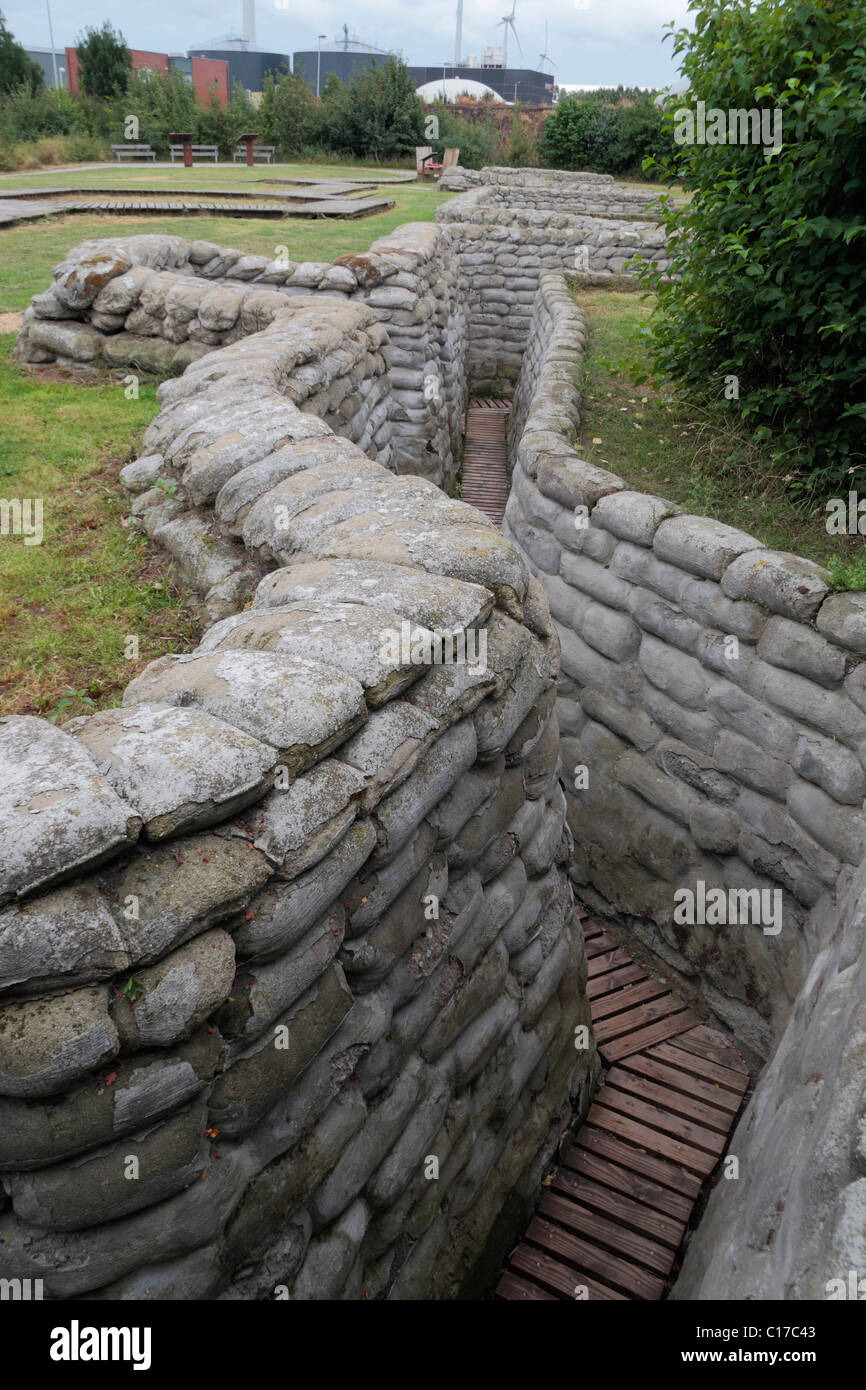 Sandbags wwi trench hi-res stock photography and images - Alamy