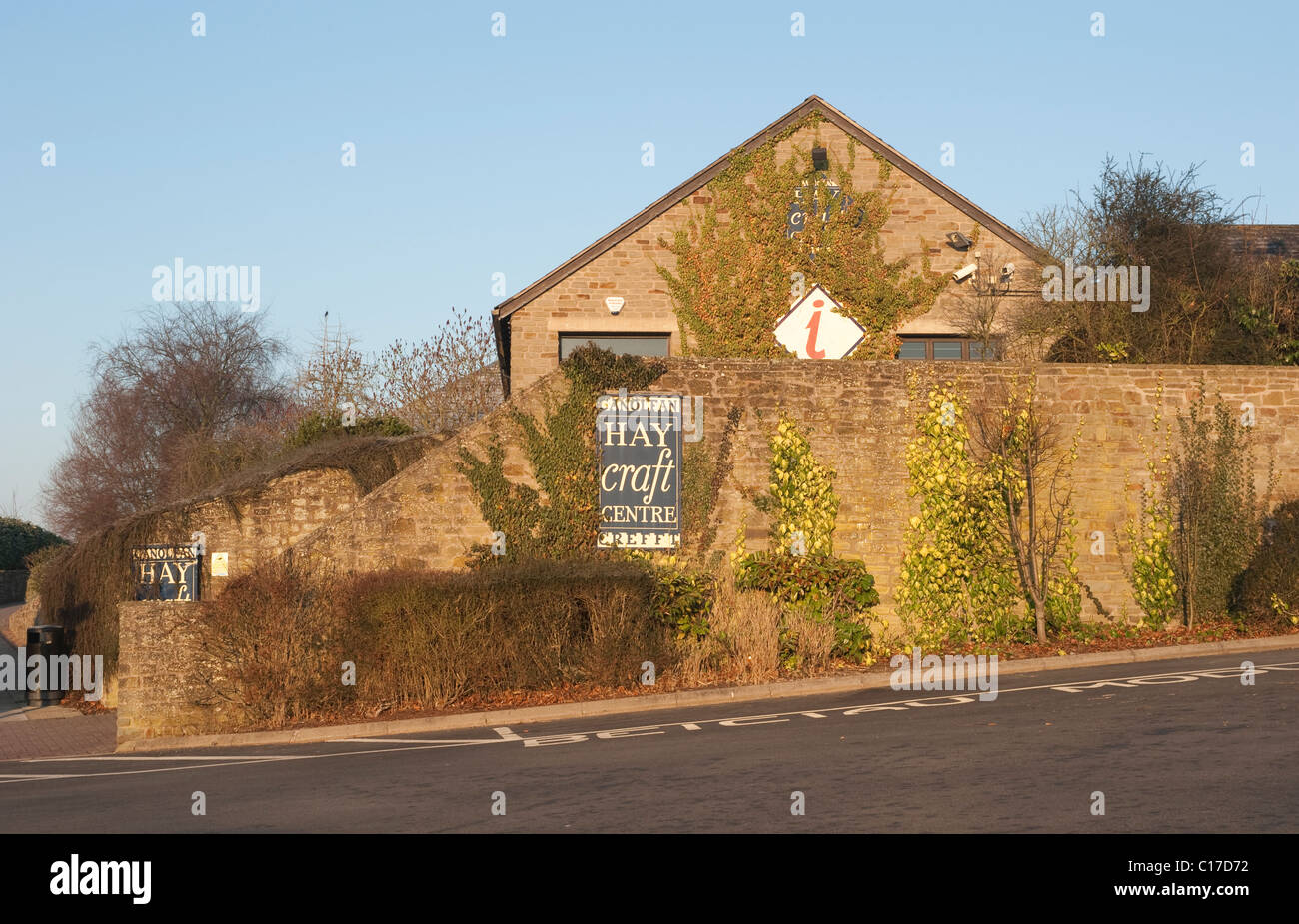 Shops in Hay-on-Wye Stock Photo - Alamy