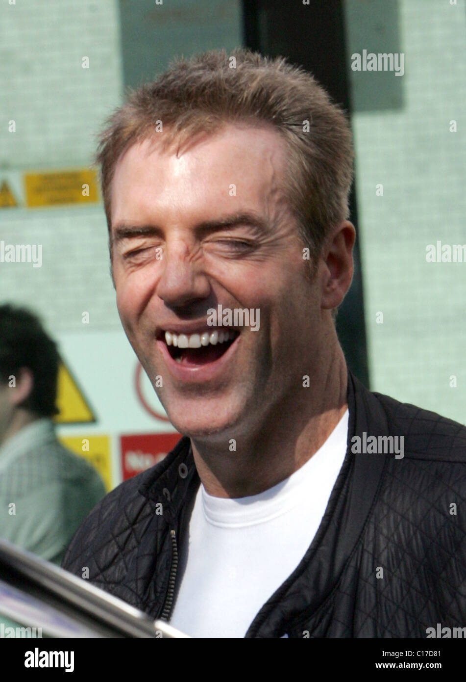 Donal Macintyre leaving the London Studios after appearing on "This ...