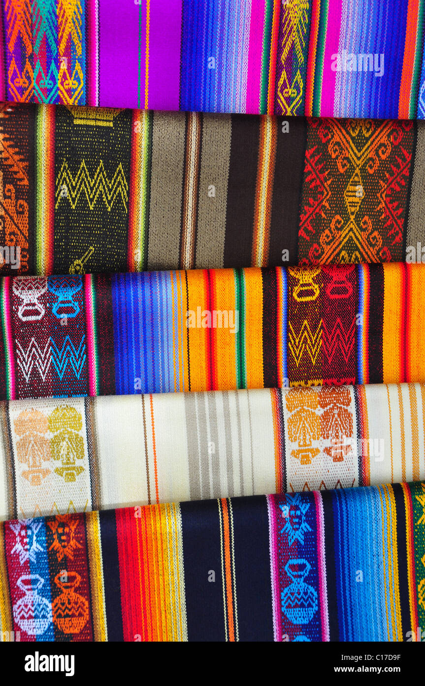 Otavalo textiles hi-res stock photography and images - Alamy