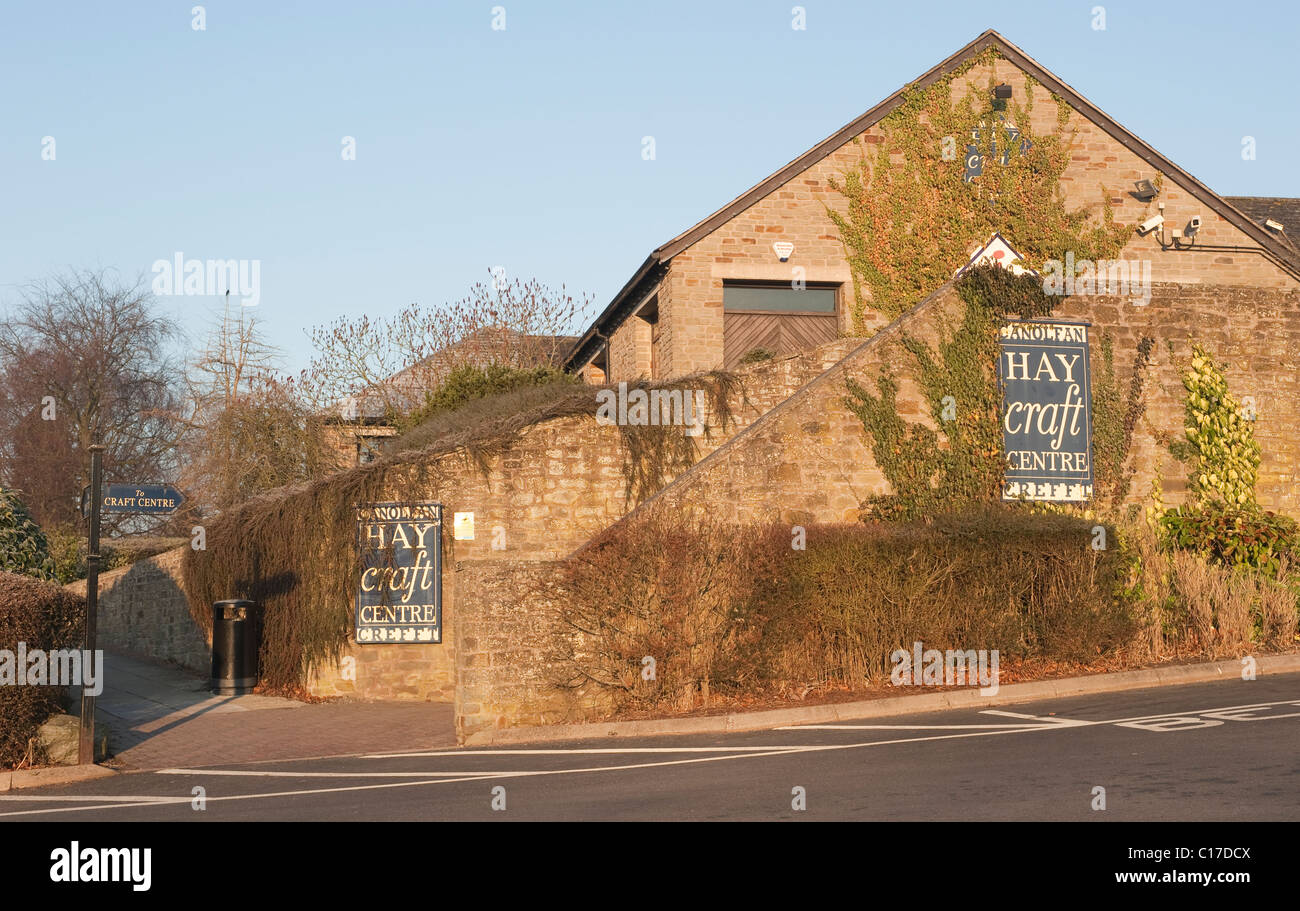 Shops in Hay-on-Wye Stock Photo - Alamy
