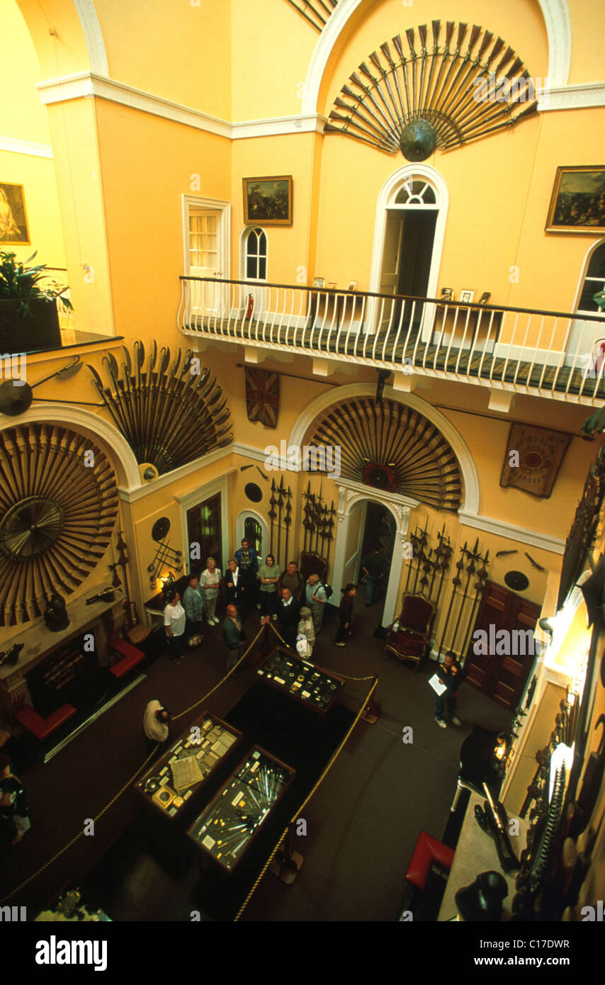 United Kingdom, Scotland, Strathclyde region, Inveraray castle, armory ...