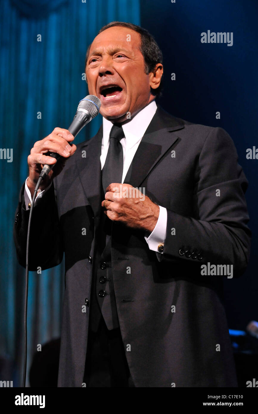 Paul Anka performing live at the Seminole Hard Rock Hotel Hollywood ...