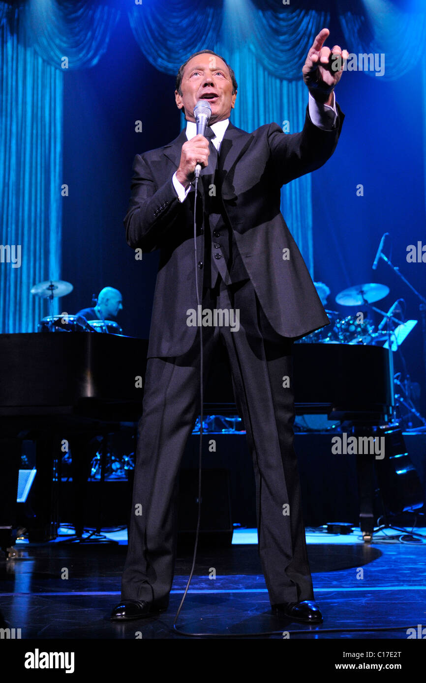Paul Anka performing live at the Seminole Hard Rock Hotel Hollywood ...
